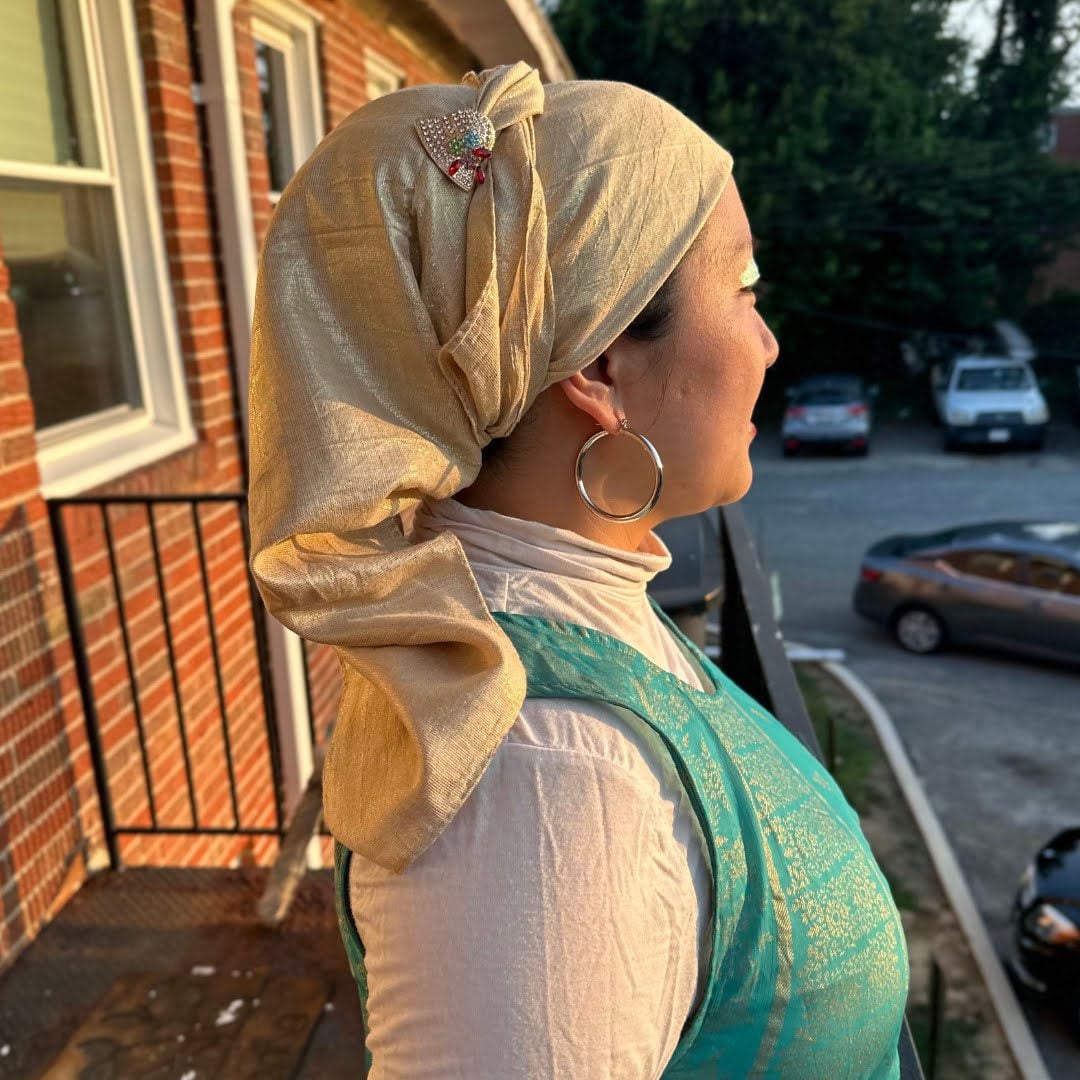 Golden Israeli Tichels - Wrapunzel